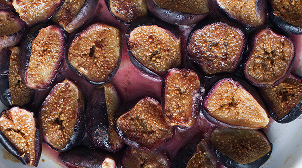 Roasted Figs and Watercress Salad with Creamy Goat Cheese and Fig ...